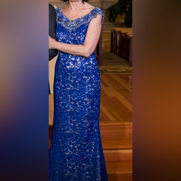 Feriani Couture | Dresses | Friani Couture Royal Blue Dress | Poshmark
